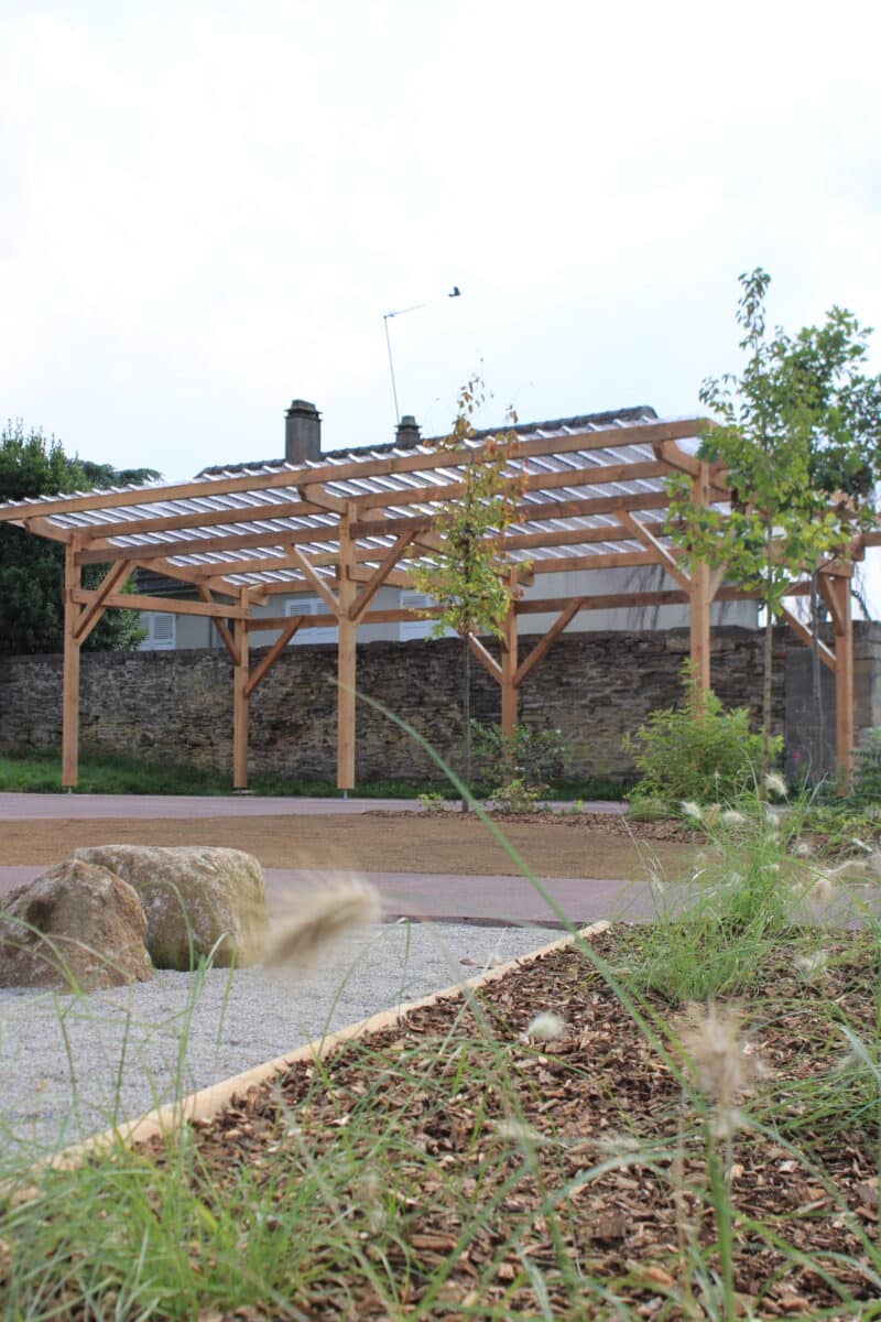 Végétalisation des cour d'écoles - Mairie de Thèreval